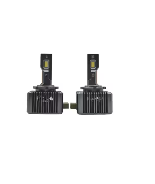 Set 2 Becuri auto LED D3S 6500k 110W pe set canbus Carcasa gri antracit